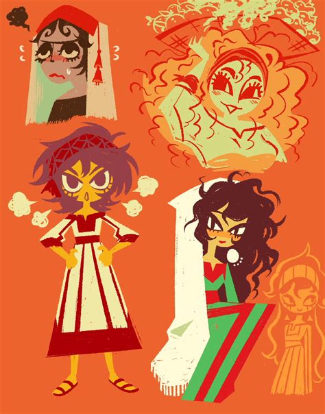 「palestinian Girlies」poppy 🌴🇵🇸のイラスト