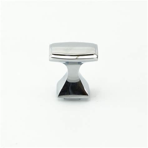 Polished Chrome Cabinet Knobs Art Deco Knobs Oak And Forge