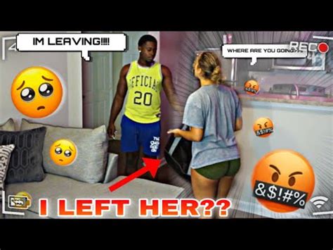 Packing My Bags And Leaving For The Night Prank On Girlfriend😂‼️she