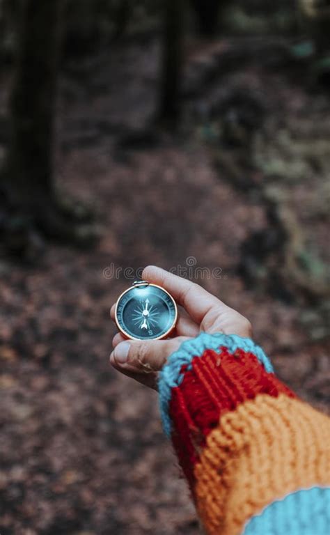 eyes point of view pov of woman hand holding and using a magnetic old