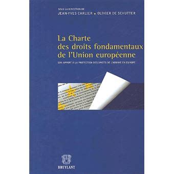 La charte des droits fondamentaux de l Union européenne broché Jean