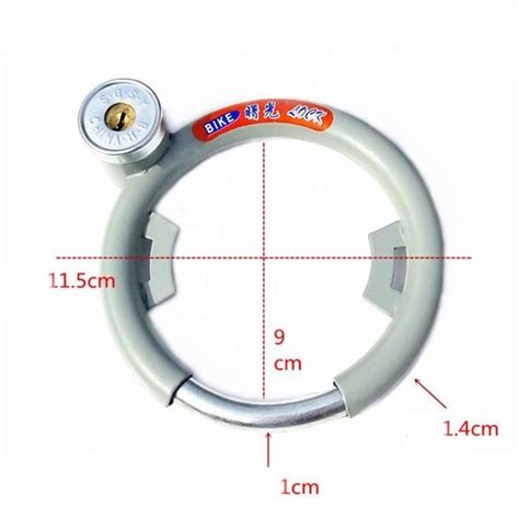 Serrure barillet Verrou antivol pour vélo FZS004 rond en acier à