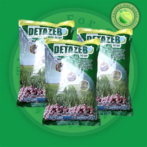FUNGISIDA PROTEKTIF PEMBASMI JAMUR DETAZEB WP KG MANCOZEB Lazada Indonesia