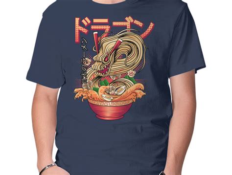 Ramen Dragon Mens Basic Tee Rudy By Teefury