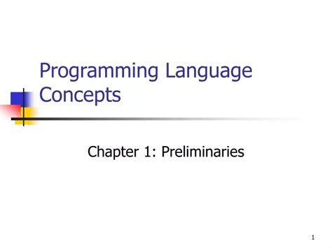 Ppt Programming Language Concepts Powerpoint Presentation Free