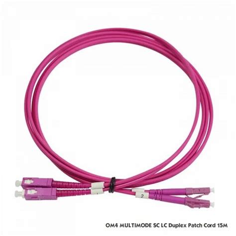 OM Multimode SCLC Duplex Patch Cord M LSZH Pink At Piece In Thiruvananthapuram