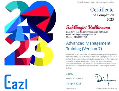 Sabthagiri Kathiravan On Linkedin Im Happy To Share That Ive