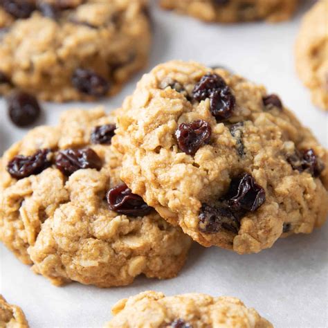 Vegan Oatmeal Raisin Cookies Gf Beaming Baker