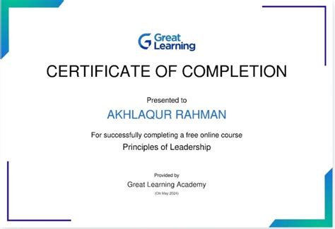 akhlaqur rahman on linkedin greatlearningacademy greatlearning glacertificate