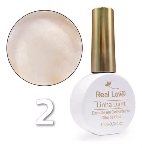 Esmalte Em Gel Olho De Gato Refletivo Glitter Real Love MercadoLivre