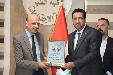 حفل تكريم الدكتور الشالجي كلية الطب