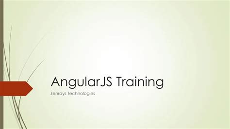 Ppt Angularjs Training Courses In Bangalore Powerpoint Presentation