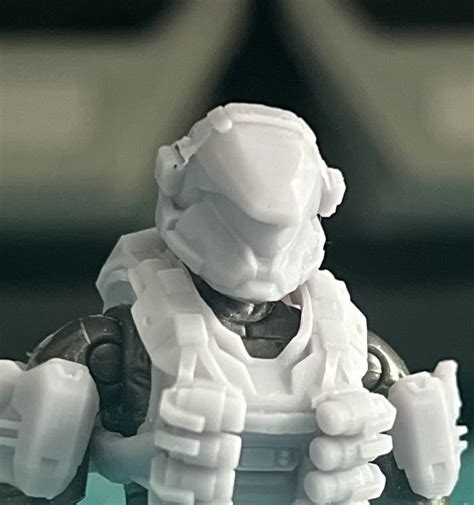 STL File Halo Mega Construx Bloks Anubis Helmet W Attachment 3D