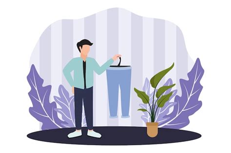 Premium Vector Fashion Designer Flat Design Illustration