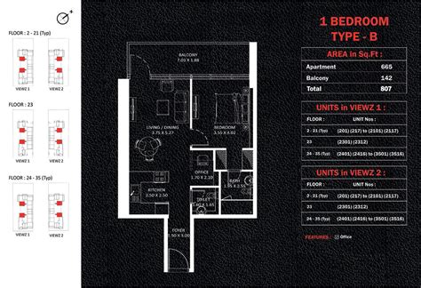 viewz residence jlt floor plans danube properties
