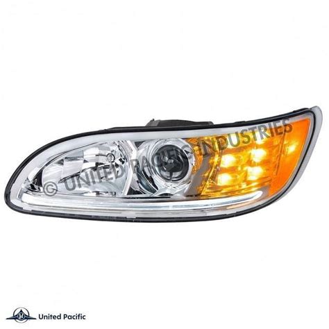 United Pacific 35808 Projection Headlight Assembly Lh Chrome Housing