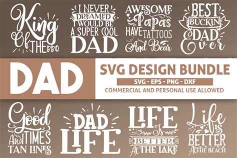 Dad Design Bundle Graphic By AllisonSuns Creative Fabrica