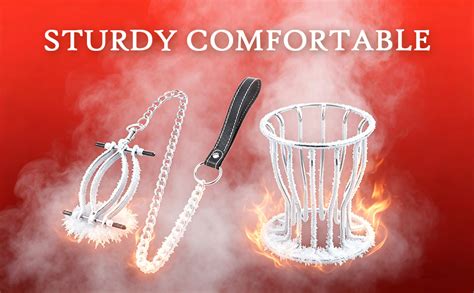 Metal Labia Pussy Spreader With Hollow Anal Spreader Plug