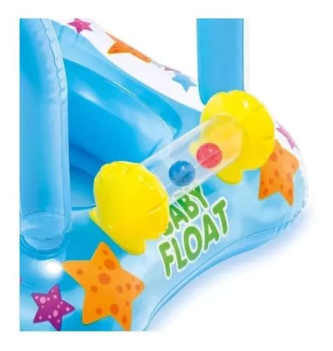 Intex Boia Bote Infantil Piscina Fralda Cobertura Intex Azul