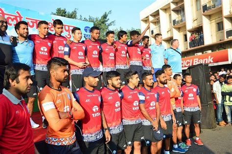 Isl 2017 Jamshedpur Fc Launch Home Kit For New Season