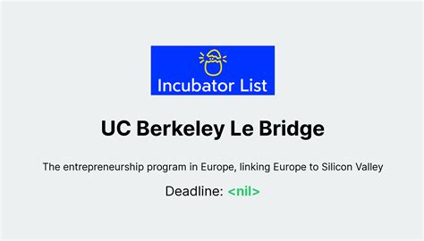 Uc Berkeley Le Bridge Key Information