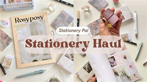 Stationery Pal Haul Stationery Pal Unboxing Journal Supplies Haul