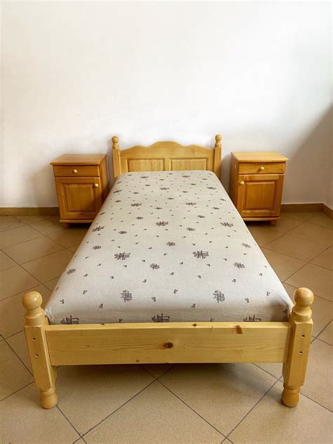 Спален комплект легло гардероб нощни шкафчета гр Смолян Нов център • Olx Bg