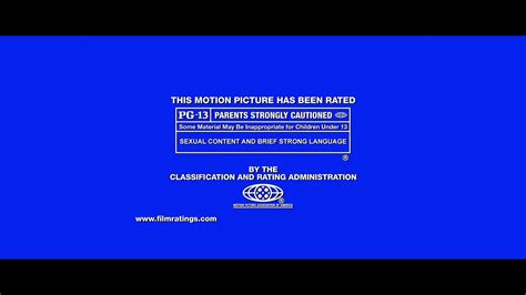 Fbi Warning Screen Mpaa Rating Screen Pg 13 Universal Pictures Some