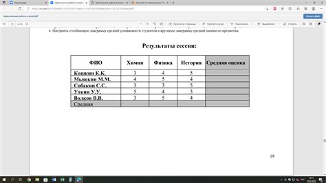 Комплексная практическая работа по теме «Создание таблиц в Excel Вариант № 2