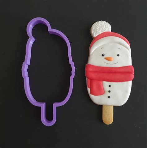 Emporte pièce contour esquimau bonhomme de neige Mini Miss Sugar