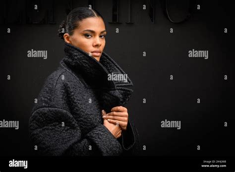 Tina Kunakey Attends The Valentino Womenswear Springsummer 2023 Show