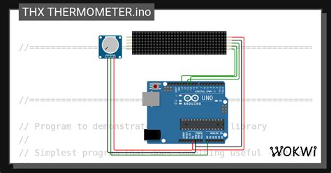 Thx Thermometer Wokwi Esp32 Stm32 Arduino Simulator