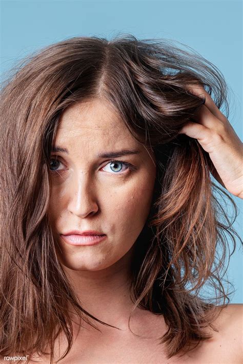Young Woman With Messy Hair Premium Image By Teddy