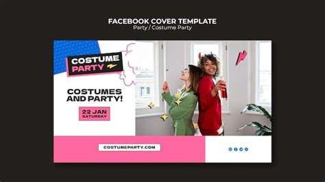 Free Psd Costume Party Template Design