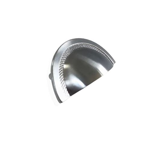 Puxador Shell Cromo Escovado Zen 48mm