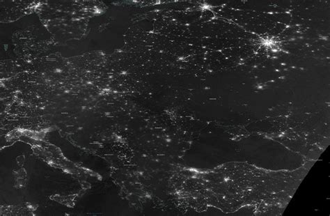 Супутники зафіксували блекаут в Україні фото з космосу
