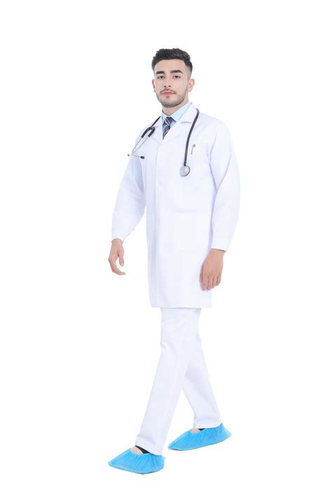 Professional Lab Coat Hospital Uniforms Custom Long Sleeve Medical