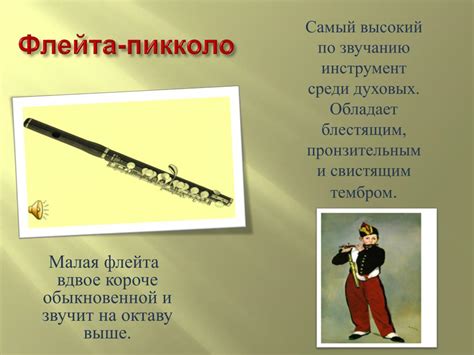 PPT - Разновидности современной флейты PowerPoint Presentation - ID:6156970