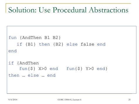 Ppt Programming Language Concepts Cosc 3308 01 Lecture 6 Powerpoint