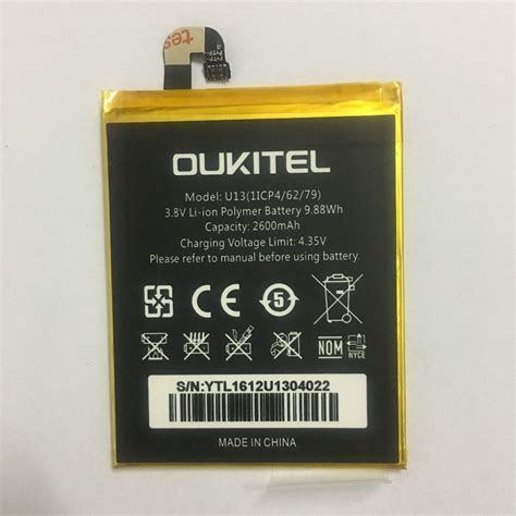Oukitel Reemplazo de batería de repuesto para teléfono inteligente
