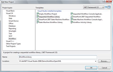 Formulaire OpenXML Avec Windows Workflow Foundation