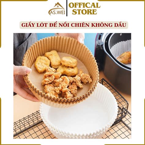 COMBO Miếng Giấy Lót Nồi Chiên không dầu Giấy Nến Thấm Dầu Mỡ Bám