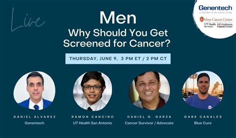 Men Why Should You Get Screened For Cancer Join This Webinar 6922