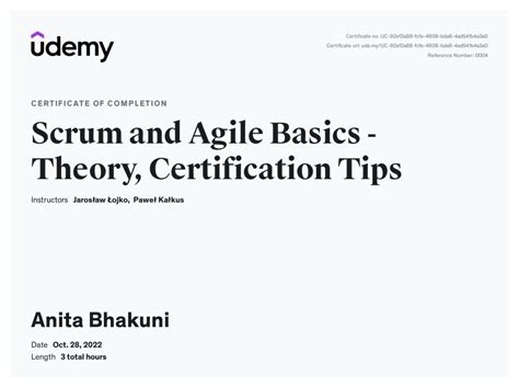 Anita Bhakuni On Linkedin Udemy Course Completion Certificate