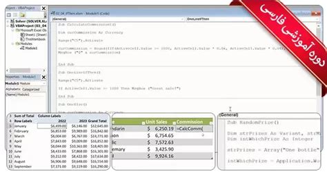 آموزش برنامه نویسی Vba در اکسل از صفر تا صد