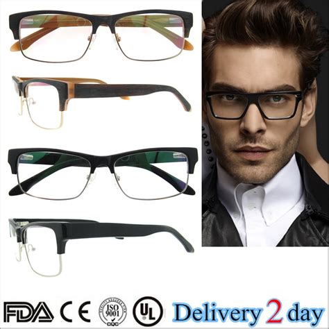 2017 Hot Sale Black Brown Rectangle Glasses Frames Optical Eye Glasses