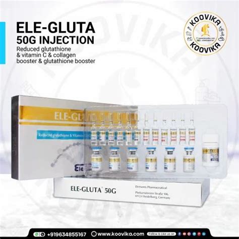 Ele Gluta 50g Injection Packaging Type Box At Rs 10000 Box In Asandh