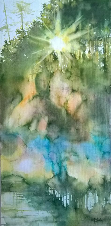 Algirdas Zibalis Parduodamas Paveikslas Sklindanti šviesa