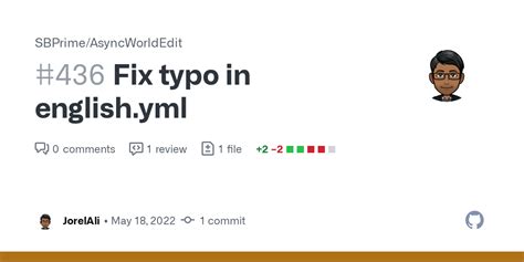 Fix Typo In Englishyml By Jorelali · Pull Request 436 · Sbprimeasyncworldedit · Github