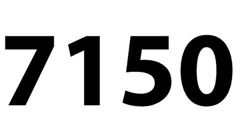 Zahl 7150